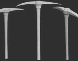 Pickaxe 3D Printing Models | CGTrader