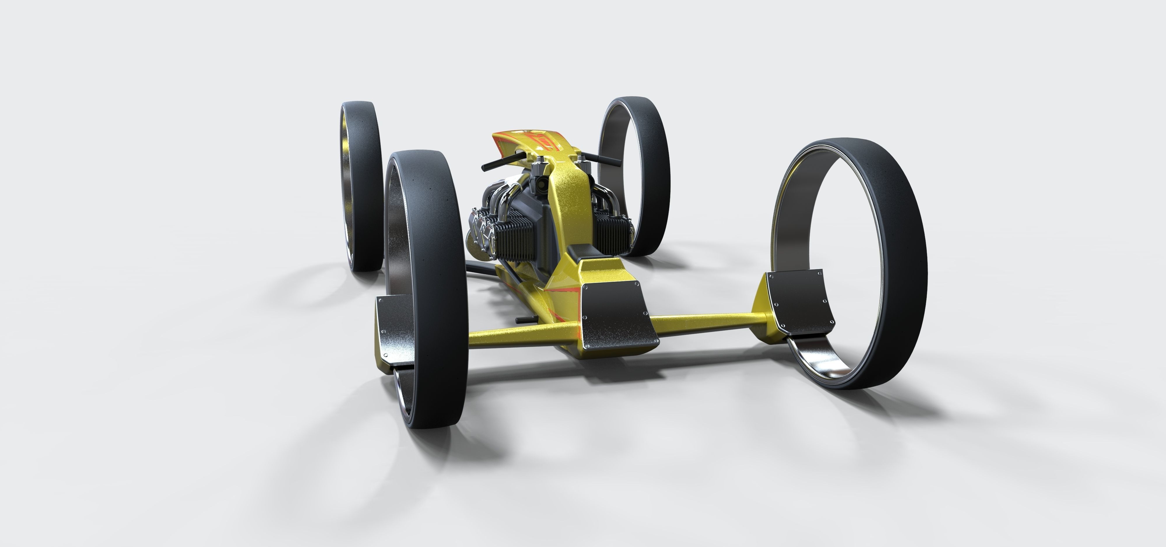 Quad bike concept 3D model | CGTrader