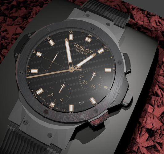 Hublot BigBang 3D model animated | CGTrader