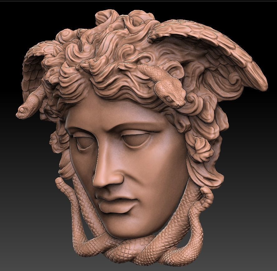 Medusa gargon 3D model 3D printable | CGTrader