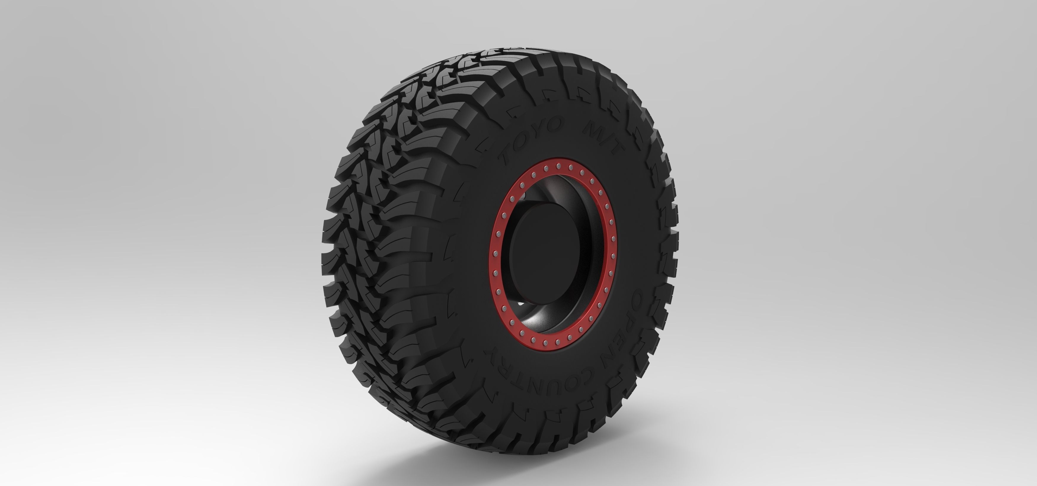 Wheel of Trophy truck 3D model | CGTrader