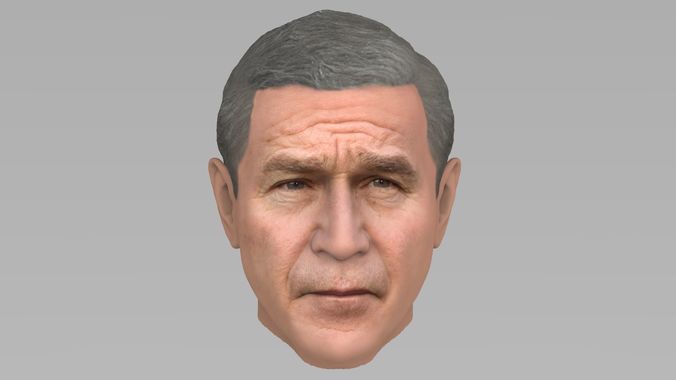 George W Bush 3D model | CGTrader