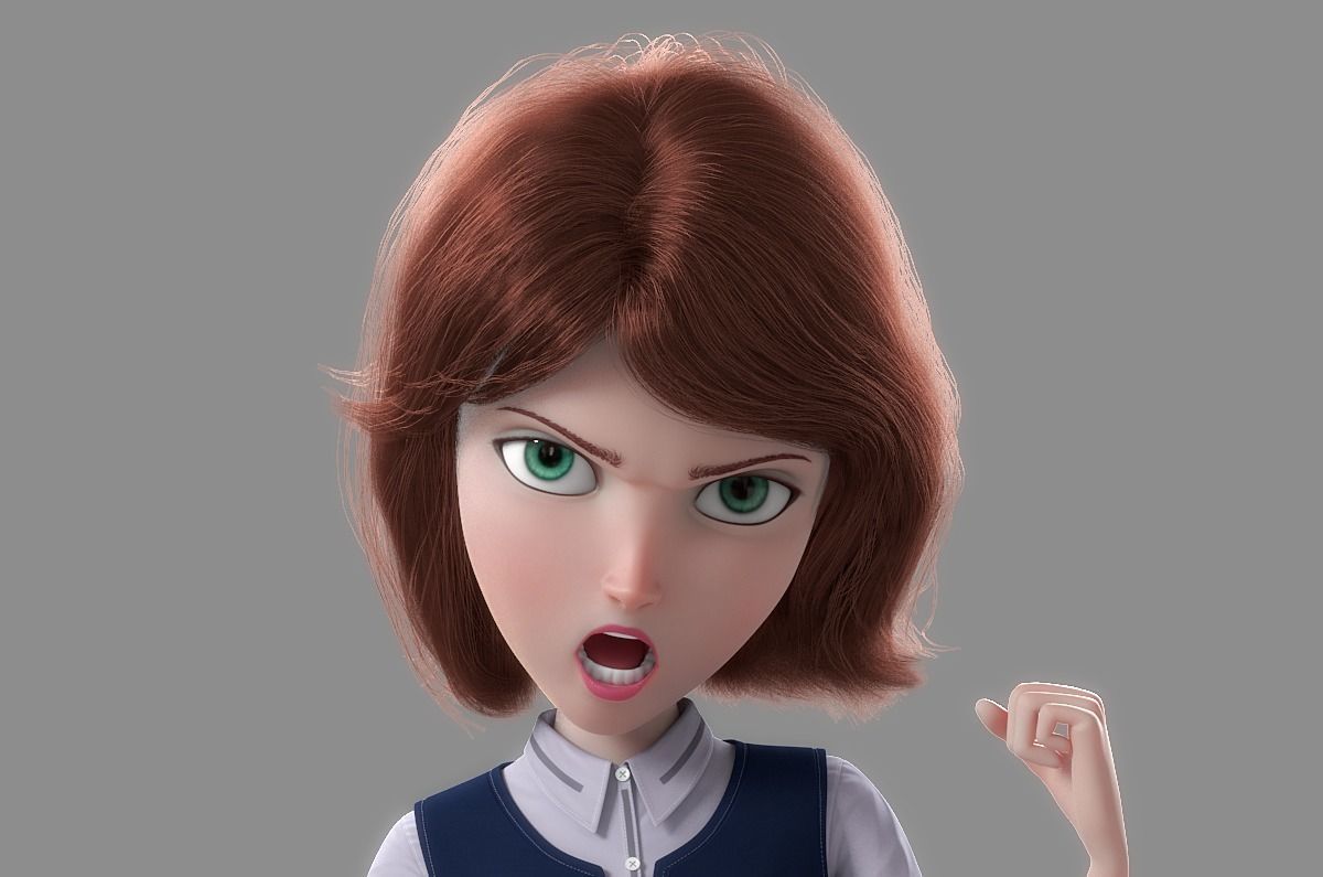 Cartoon Family Rigged V5 3D model rigged | CGTrader