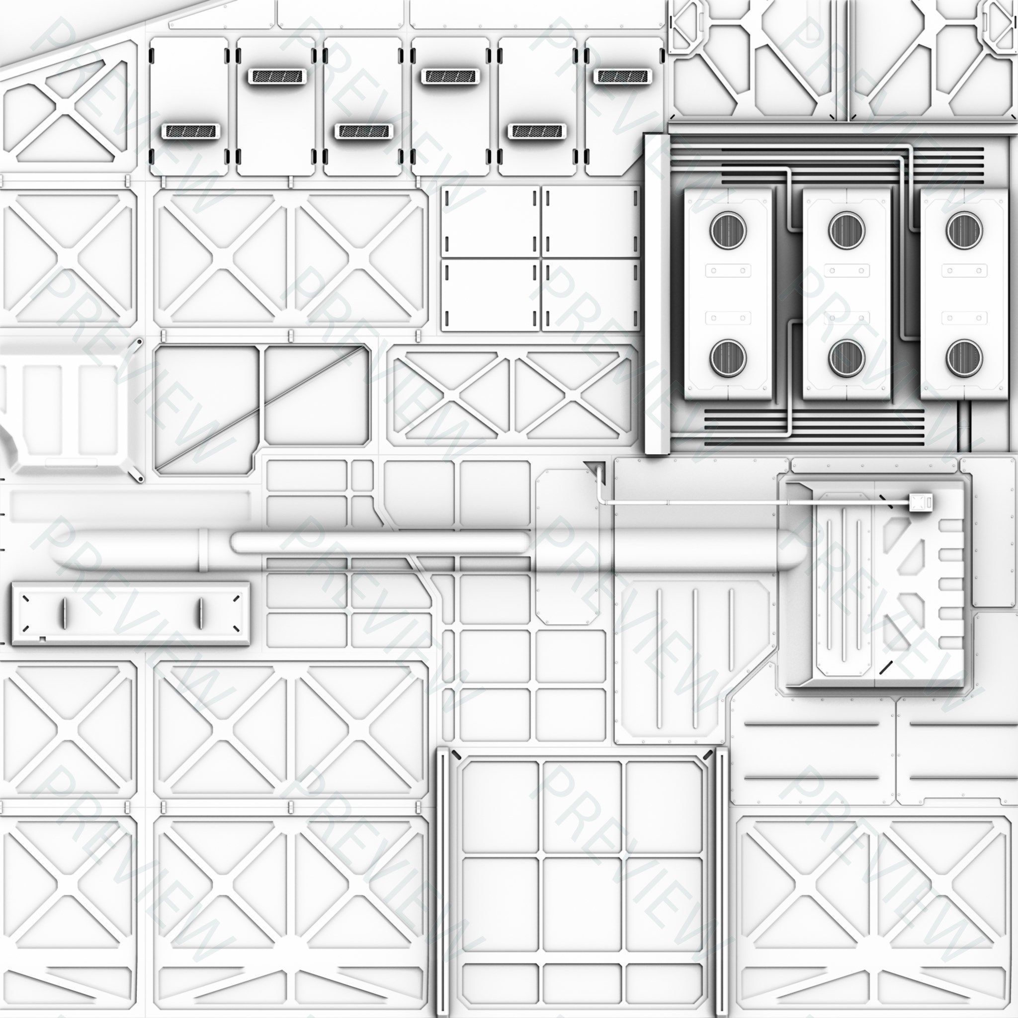 Sci-Fi Textures Texture | CGTrader