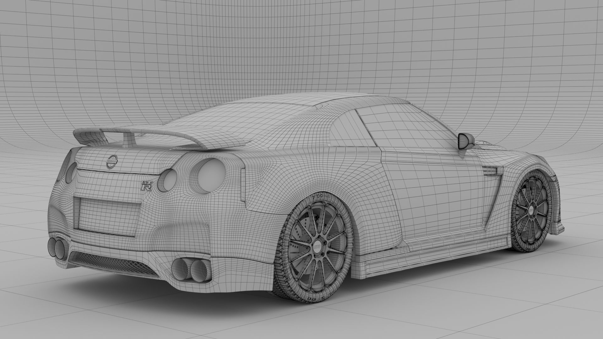 Nissan GTR 3D model | CGTrader
