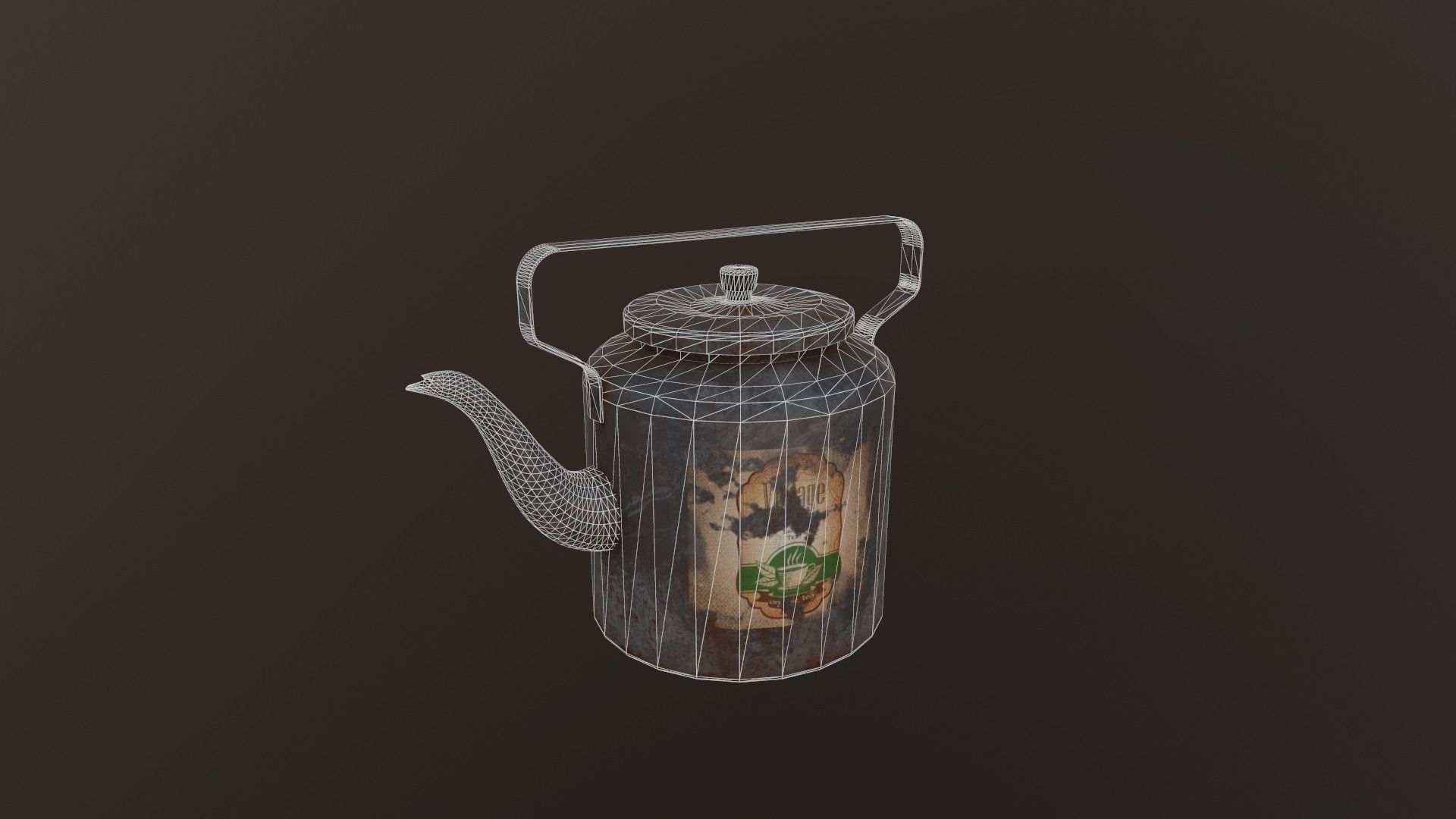 3D model OLD TEAPOT VR / AR / low-poly | CGTrader
