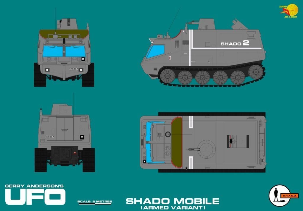 SHADO Mobile Control Vehicle from tv series UFO 3D model 3D printable ...