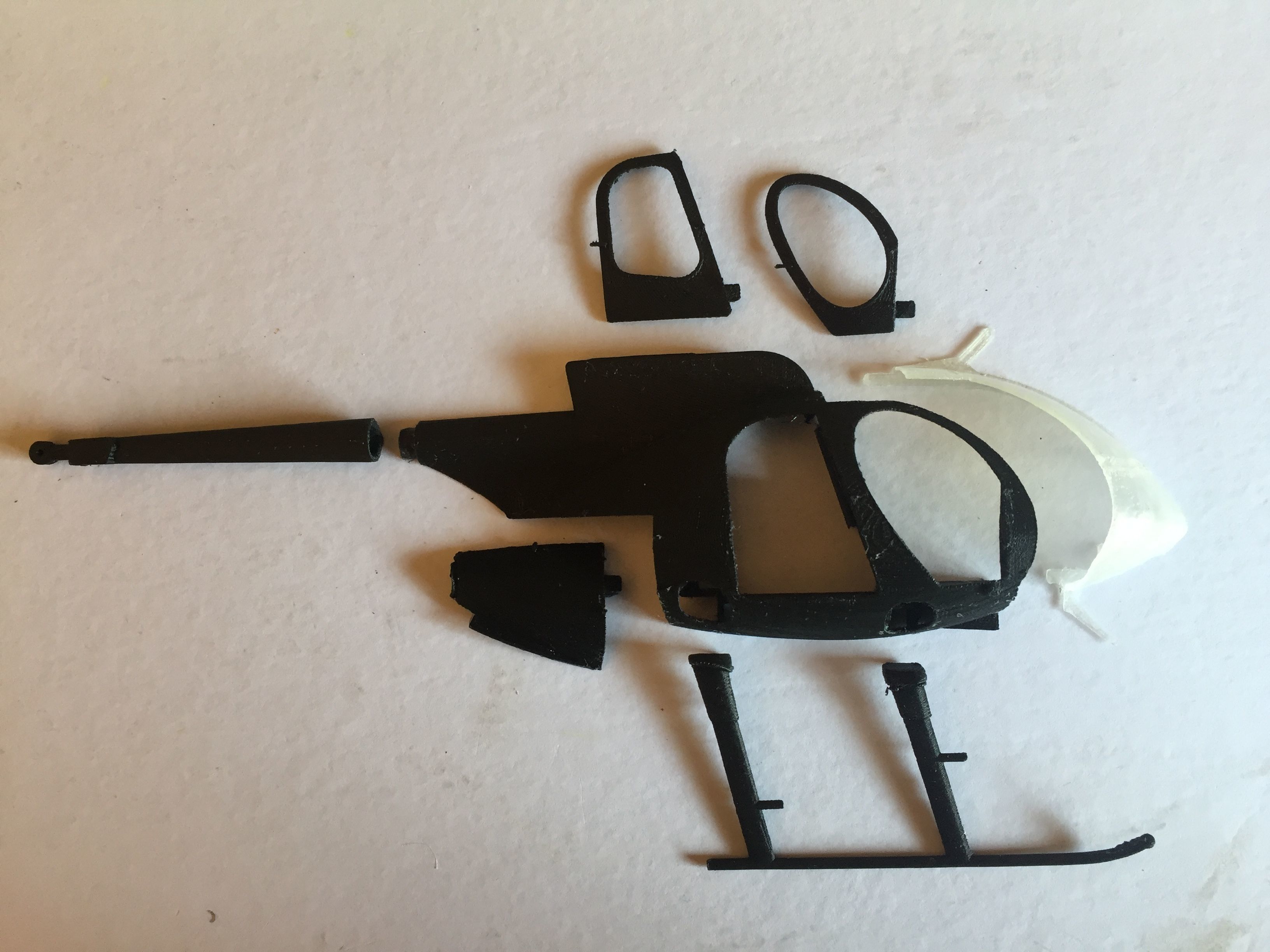 MD530 HELICOPTER - SCALE MODEL - ASSEMBLY KIT 3D model 3D printable ...