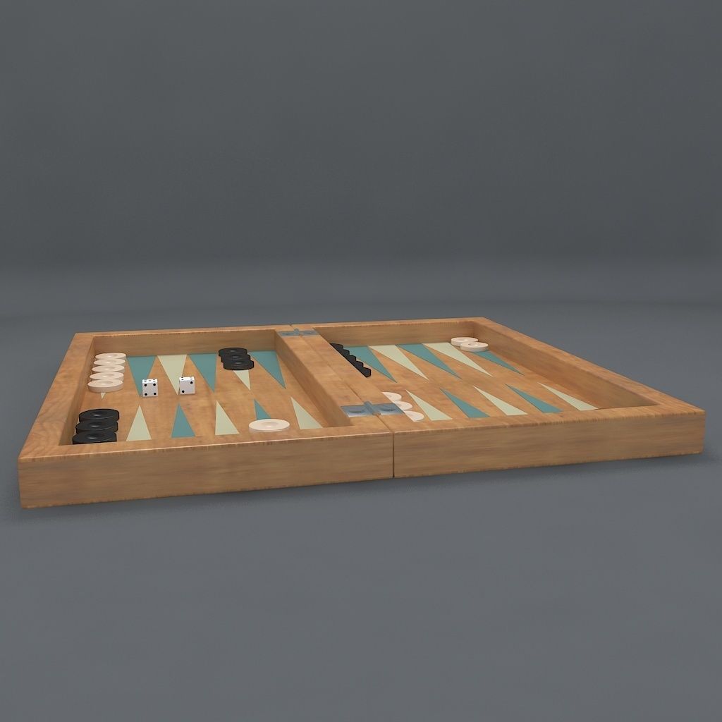 The Backgammon 3D model | CGTrader