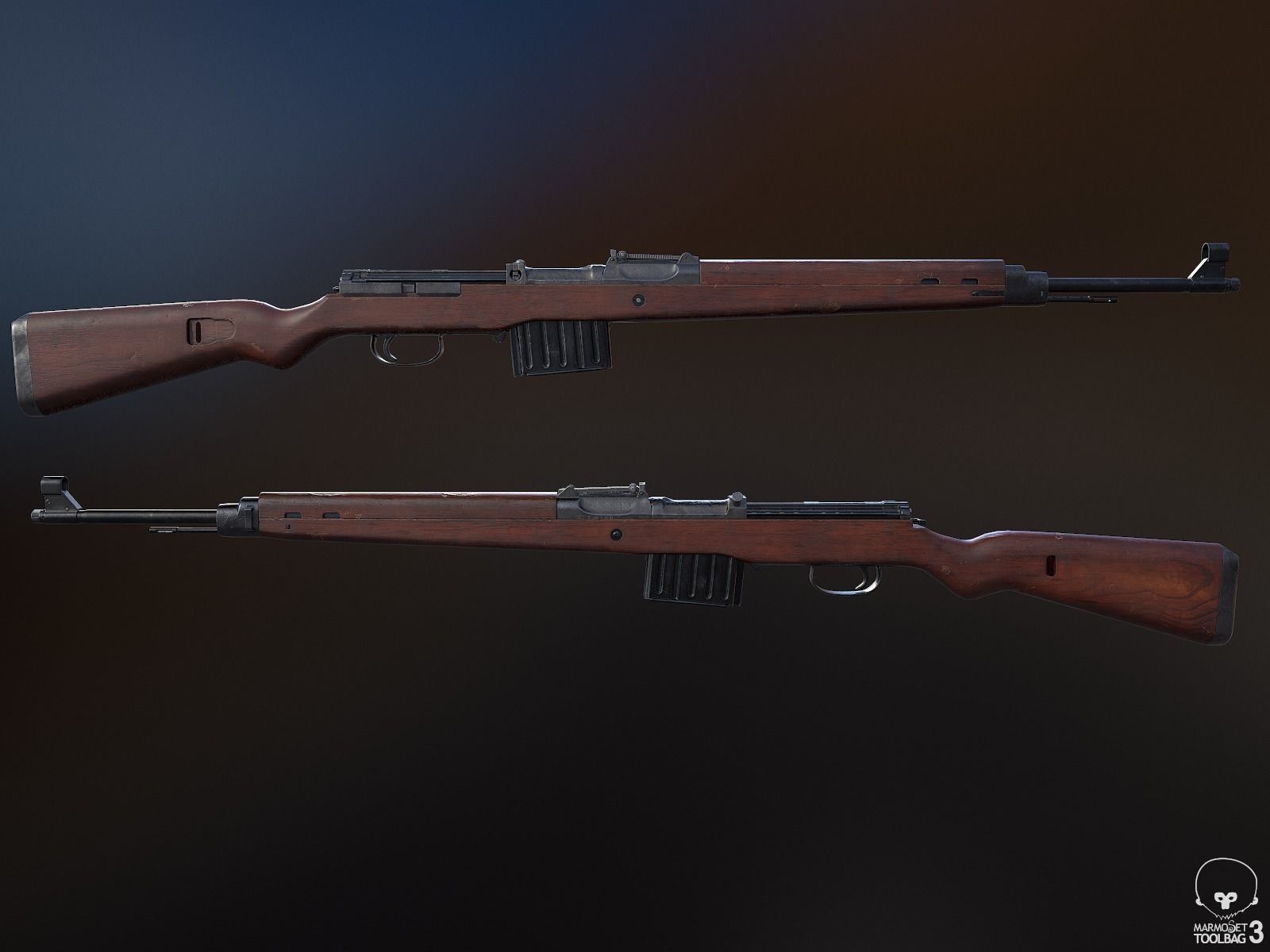 3D model Gewehr 43 Rifle VR / AR / low-poly | CGTrader