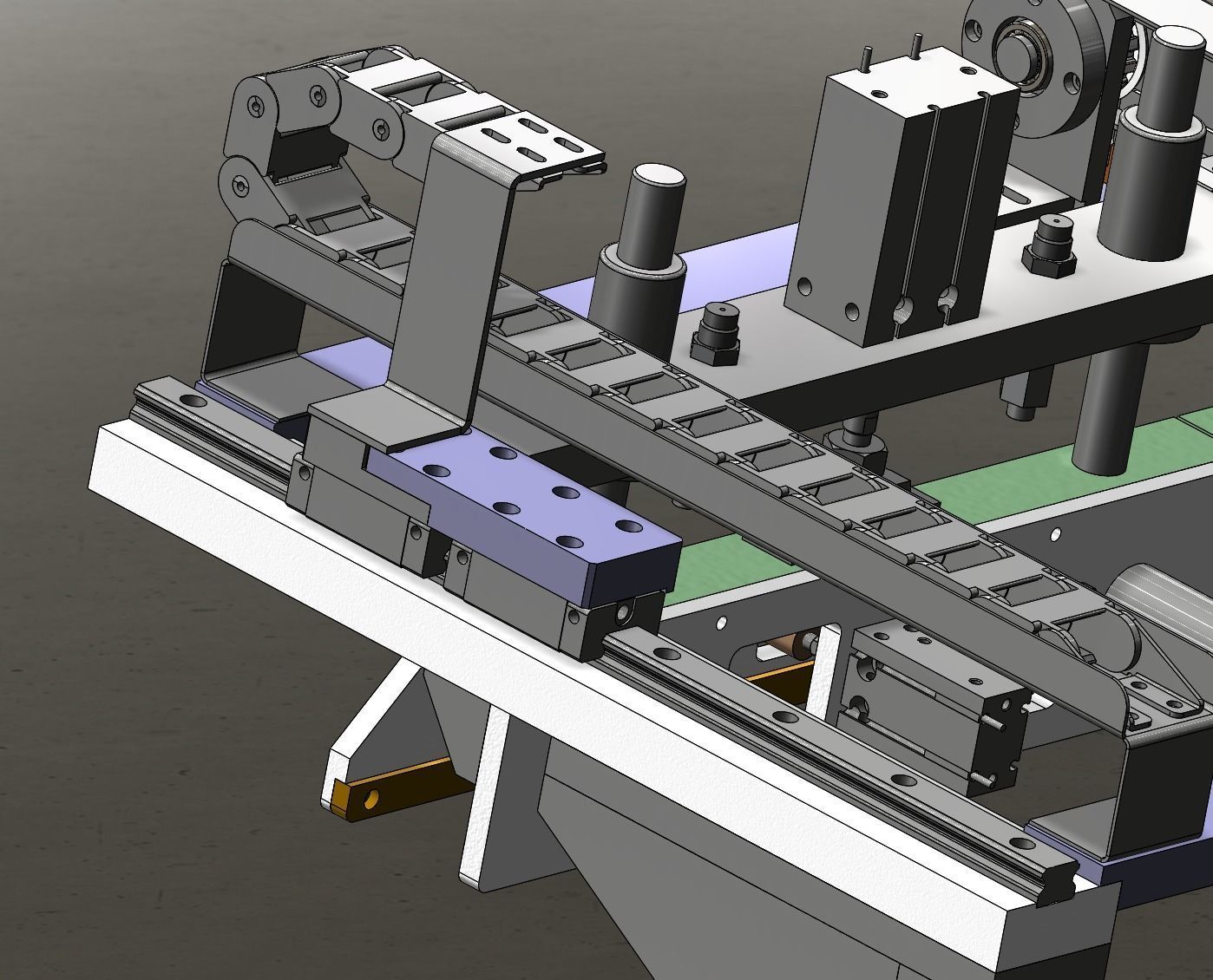 The gantry loading and unloading mechanism 3D model | CGTrader