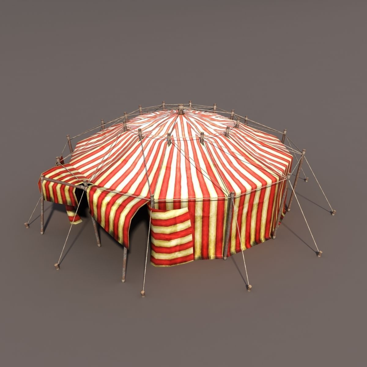 3D model Circus Tent VR / AR / low-poly | CGTrader