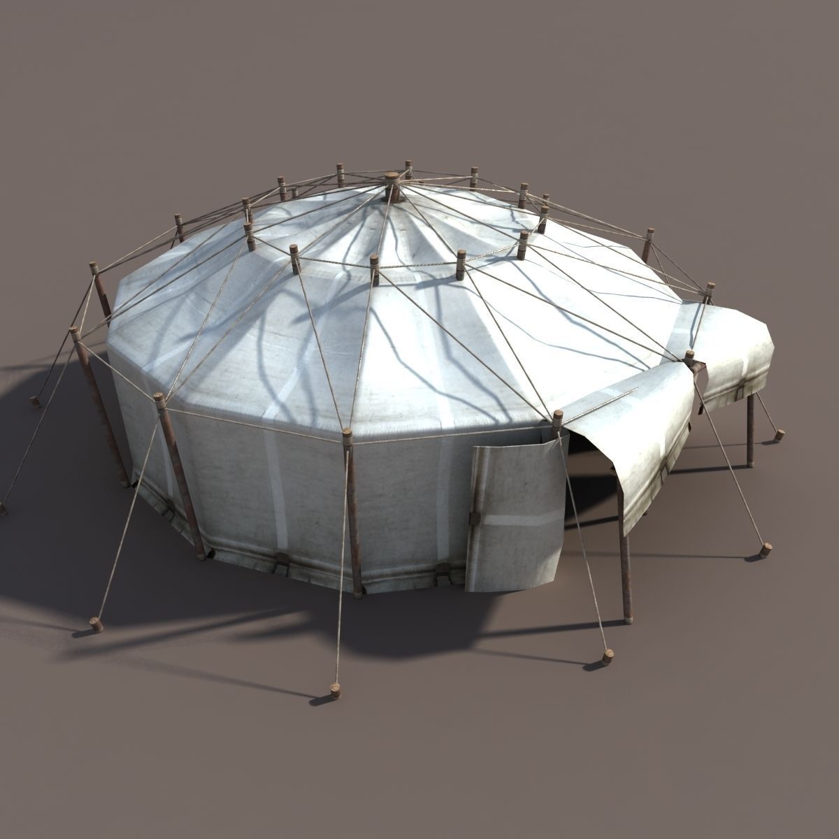 3D model Circus Tent White VR / AR / low-poly | CGTrader