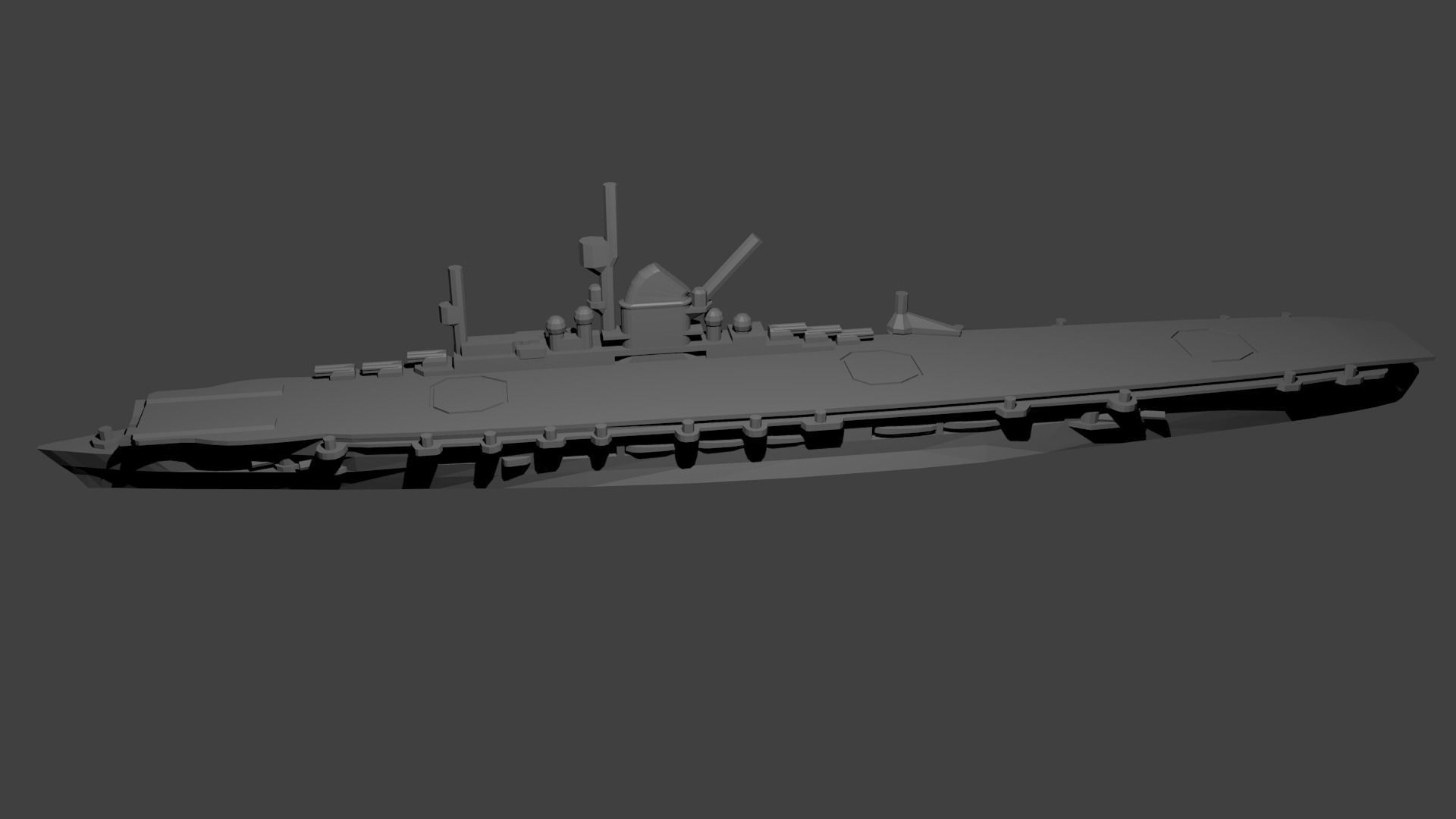 German Graf Zeppelin Class Aircraft Carrier 3D model 3D printable ...