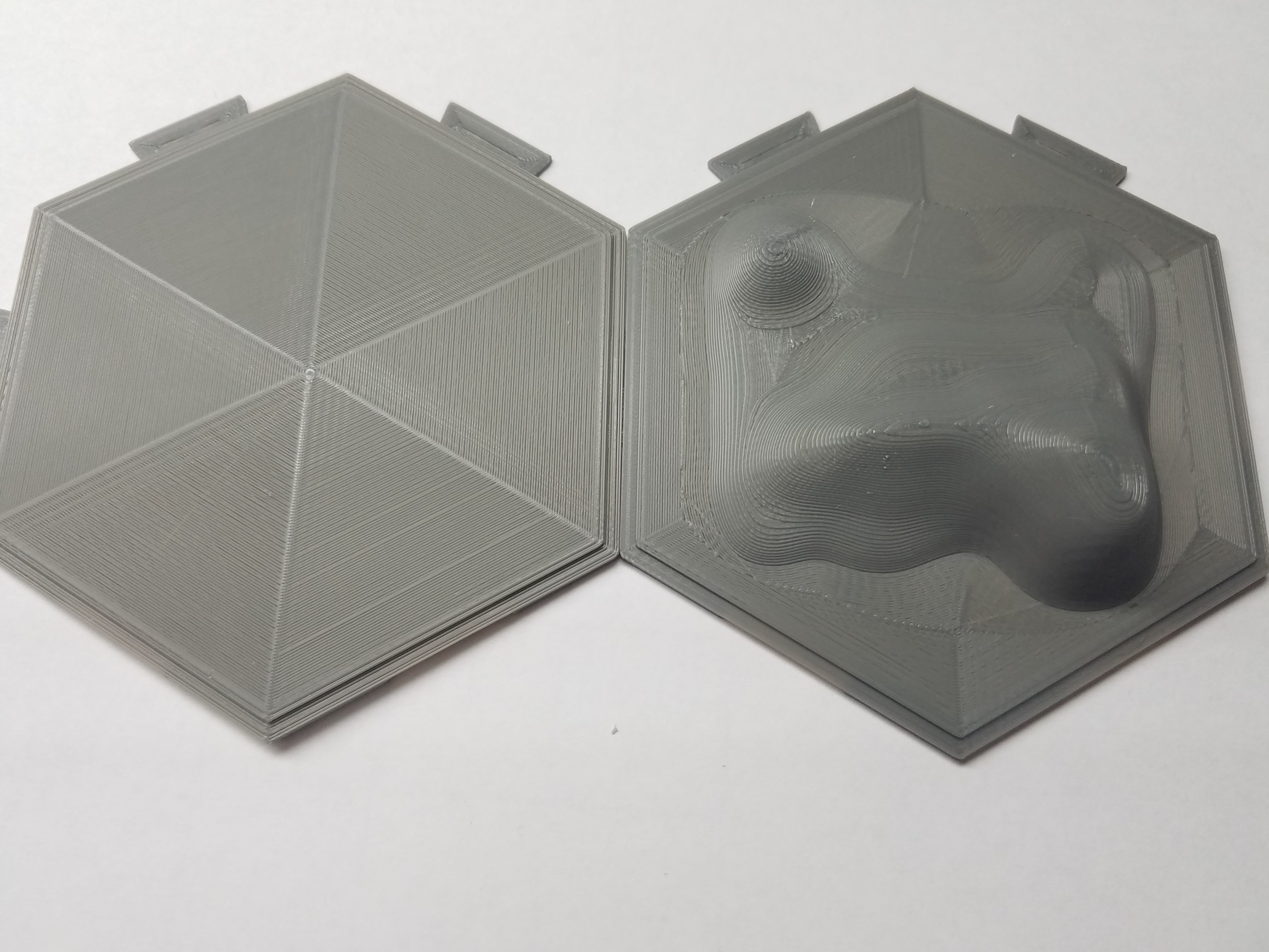 Interlocking Hexagonal Tiles for Wargaming free 3D model 3D printable ...