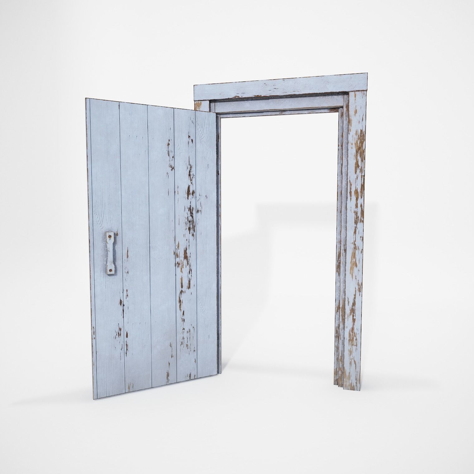 Door Two variants of textures free VR / AR / low-poly 3D model | CGTrader