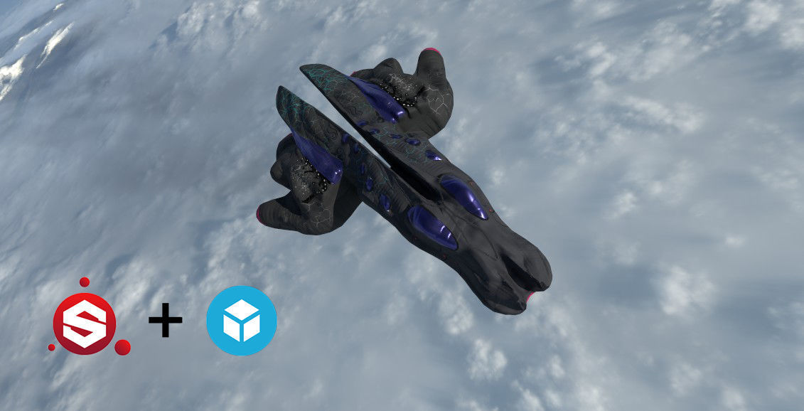Space Crocodile free VR / AR / low-poly 3D model | CGTrader