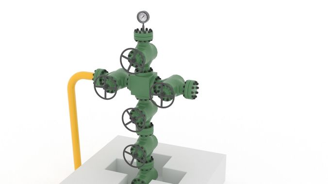 3D model Injection well VR / AR / low-poly | CGTrader