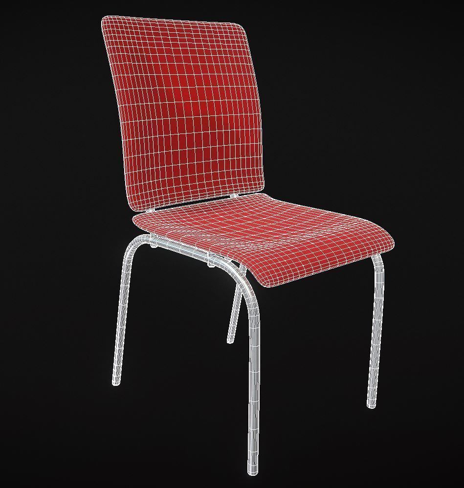 Chair-Table-Bistro Stand-up Table 3D model | CGTrader