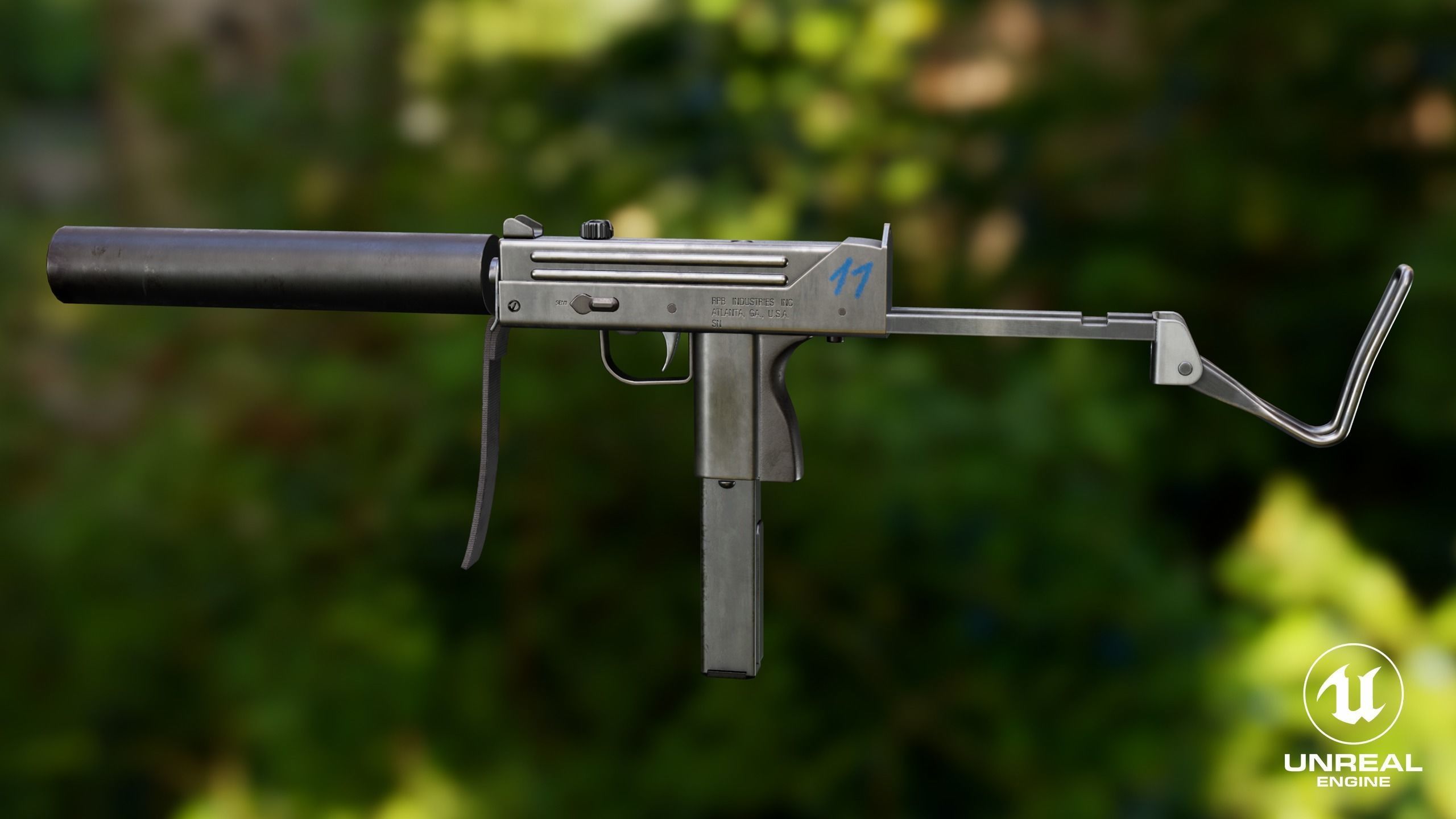 3D model Game-ready MAC-11 VR / AR / low-poly | CGTrader