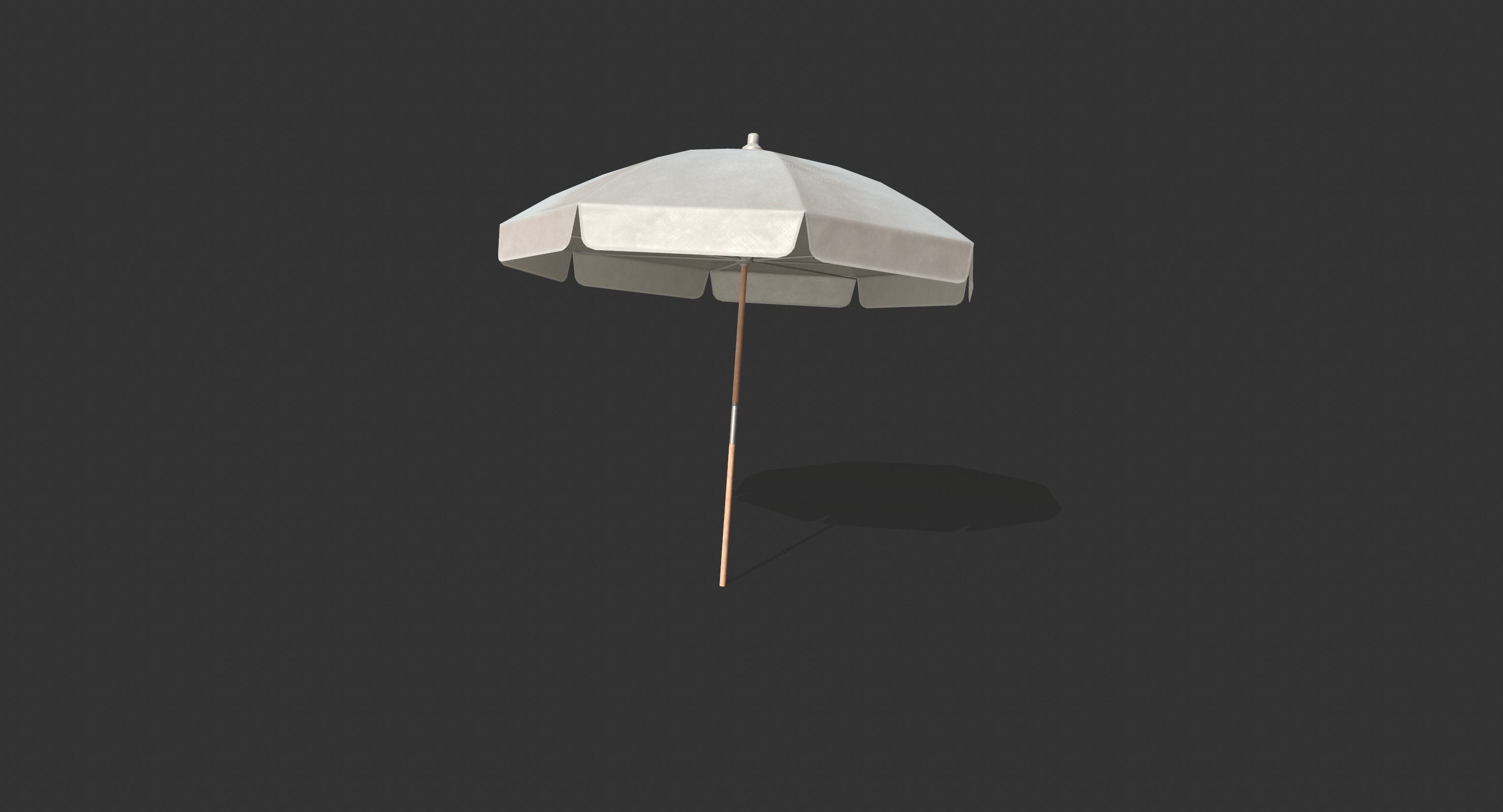 3D model Beach Umbrella VR / AR / low-poly | CGTrader