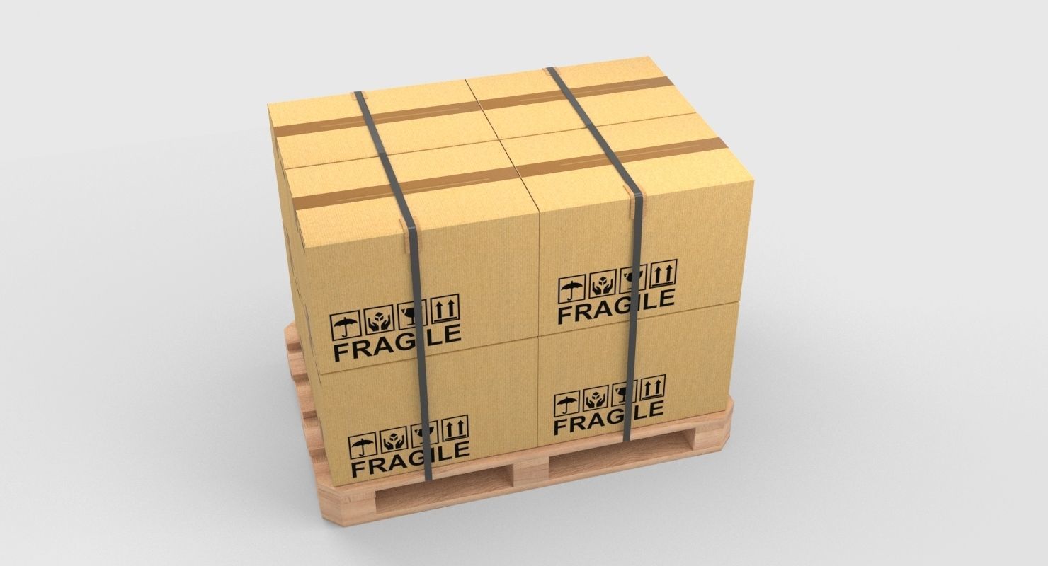 Pallet Boxes 3D model | CGTrader