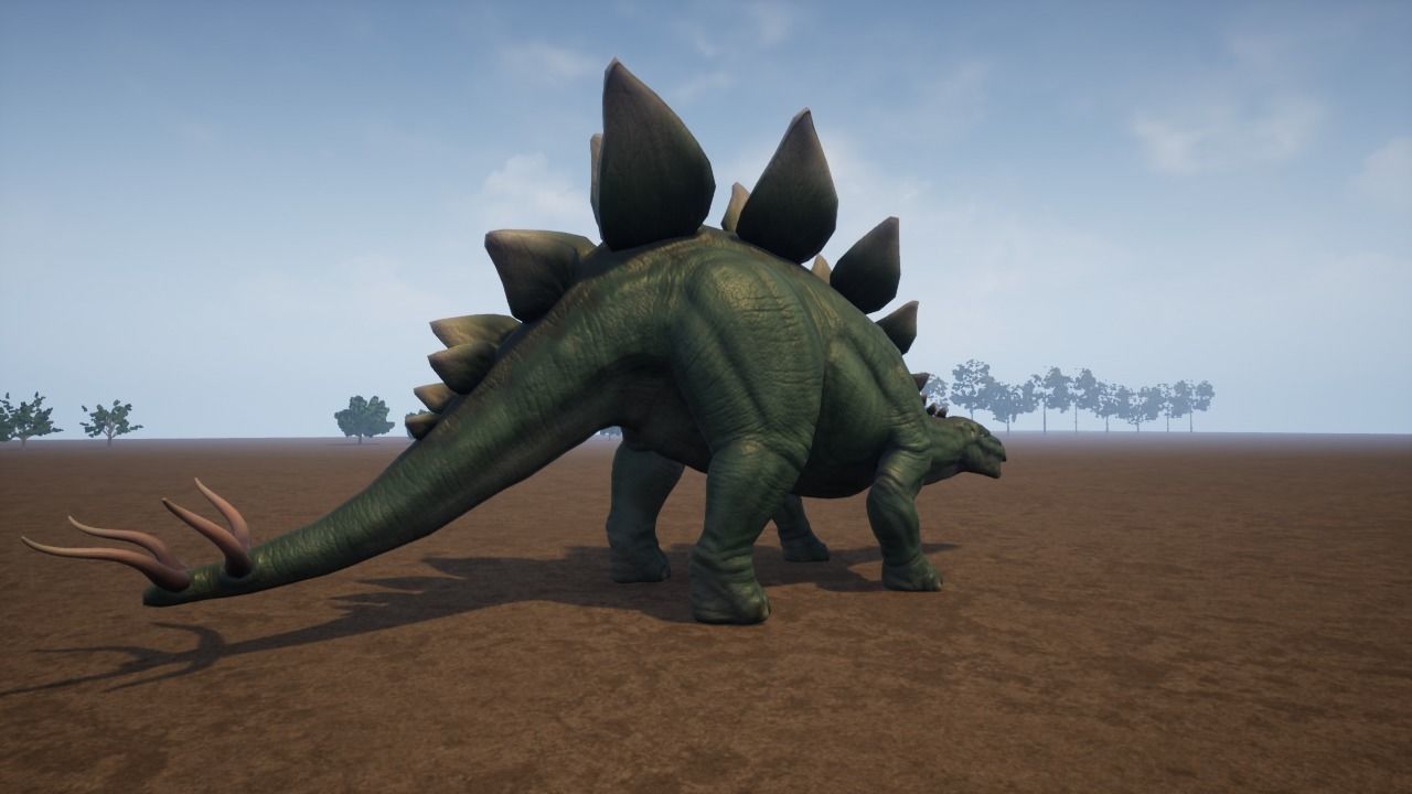 3D model 3D Stego dinosaur VR / AR / low-poly | CGTrader