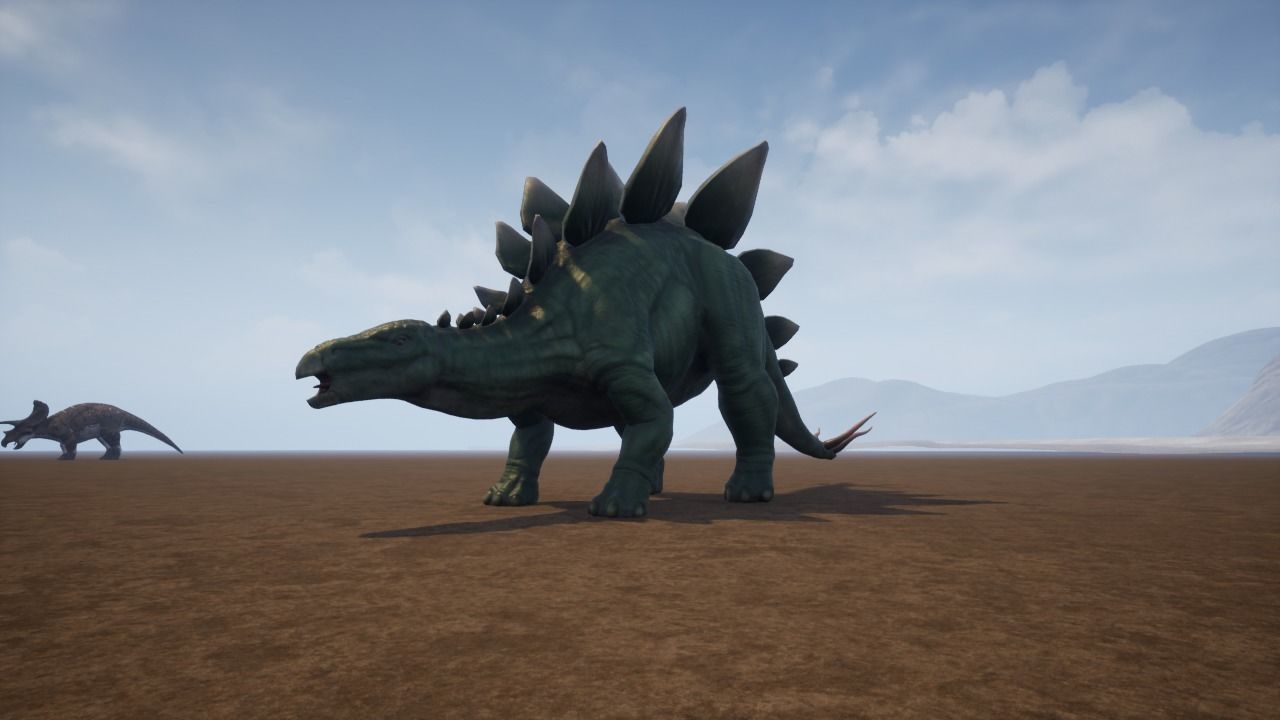 3D model 3D Stego dinosaur VR / AR / low-poly | CGTrader
