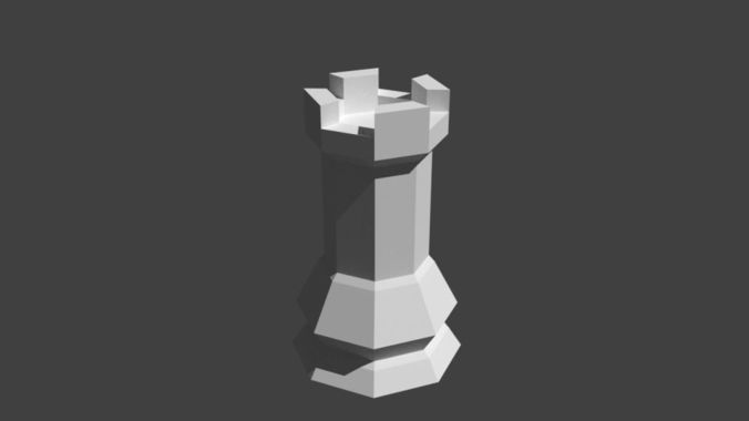 Chess Rook free VR / AR / low-poly 3D model | CGTrader