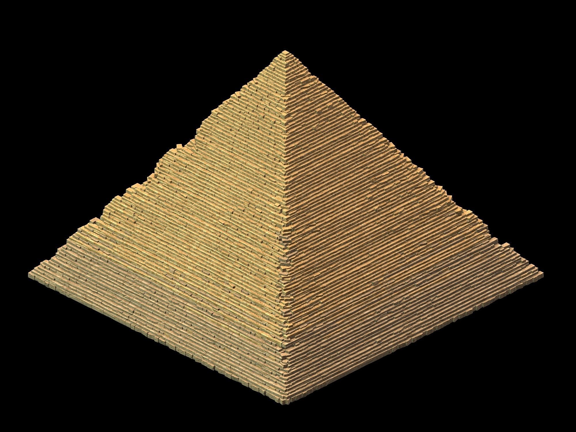 Giza - Three Pyramids 01 3D model | CGTrader