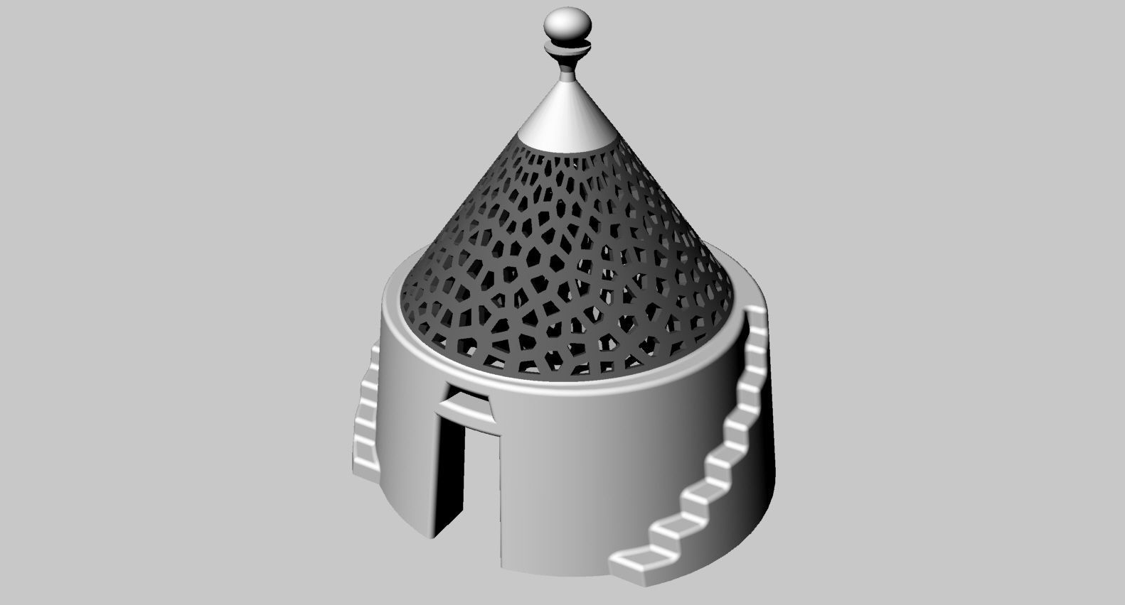 The Trullo - traditional Italian Apulian home 3D model 3D printable ...