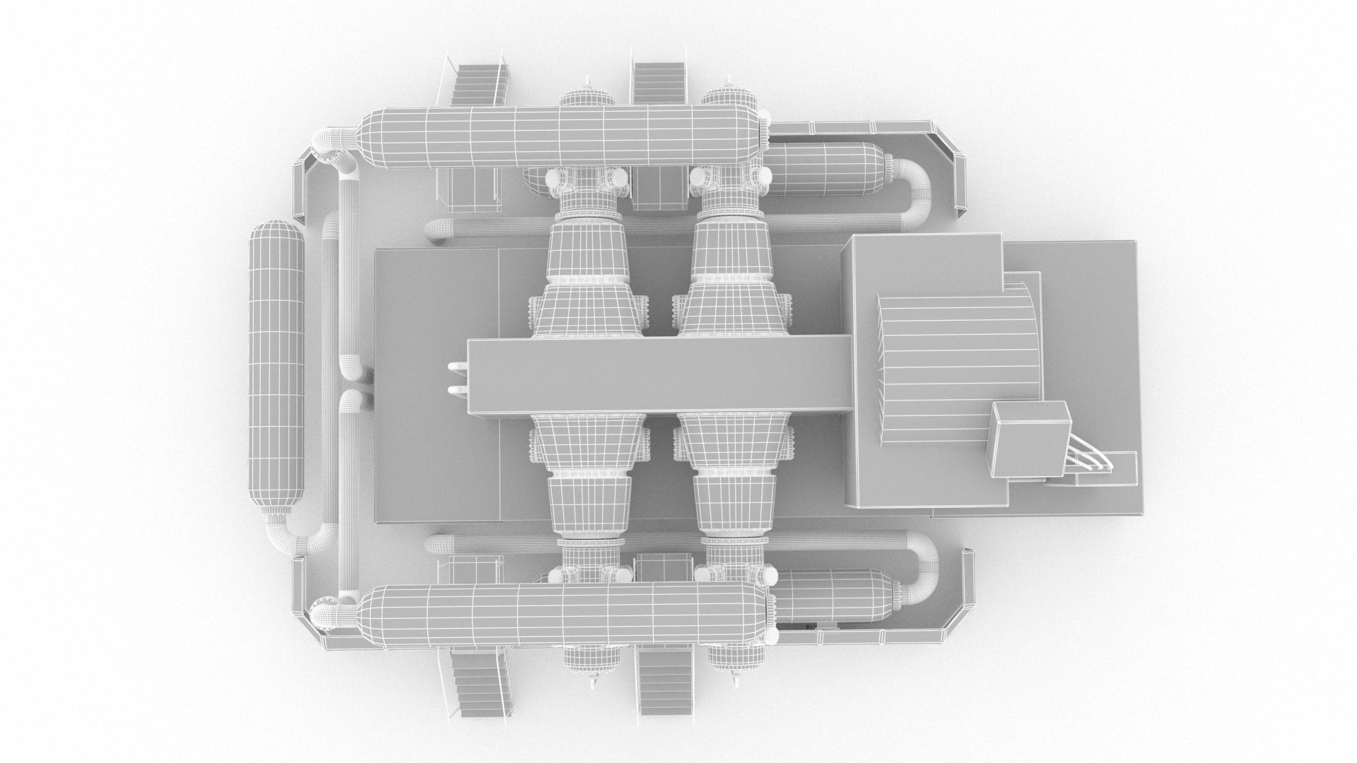 3D model Indoor gas compressor VR / AR / low-poly | CGTrader