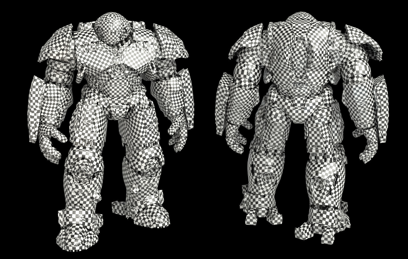 Hulkbuster Marvel Avengers IronMan Mk 44 Veronica hulk 3D 3D model ...