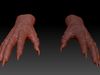 Predator inspired hands 3D model 3D printable | CGTrader