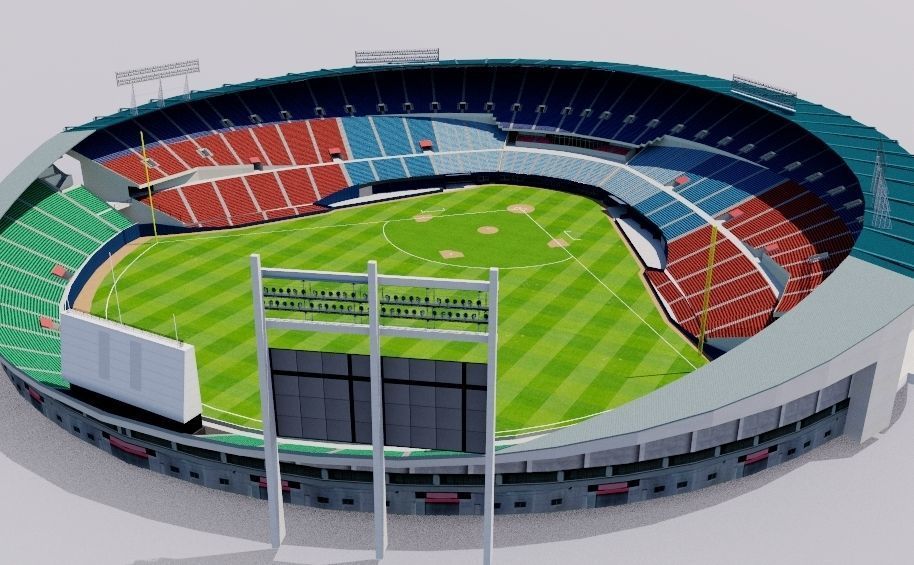 Jamsil Baseball Stadium - South Korea 3D model | CGTrader