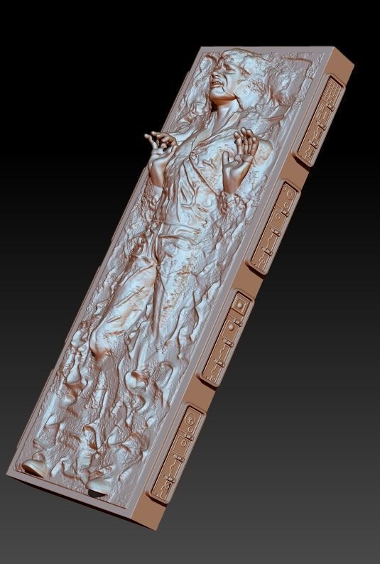 Han solo carbonite 3D model 3D printable | CGTrader