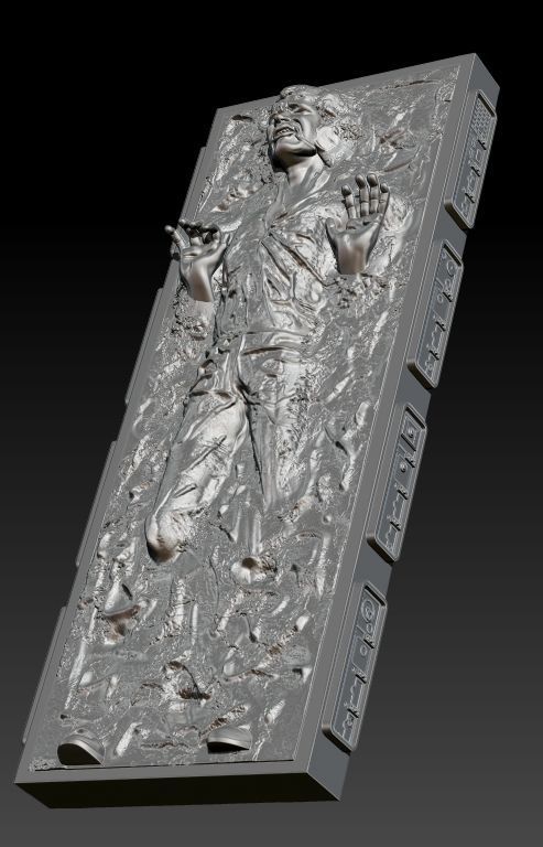 Han solo carbonite 3D model 3D printable | CGTrader