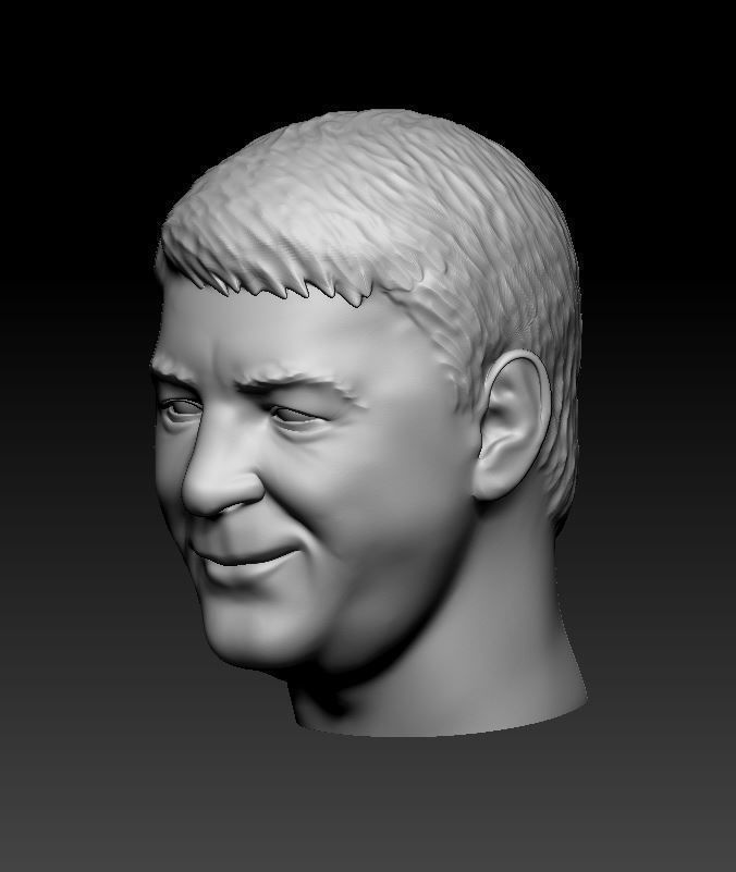 Male head 5 3D model 3D printable | CGTrader