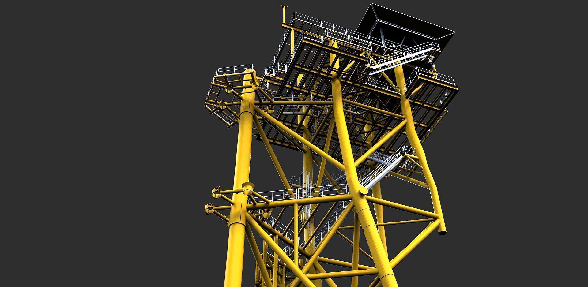 Lean to platform free 3D model | CGTrader