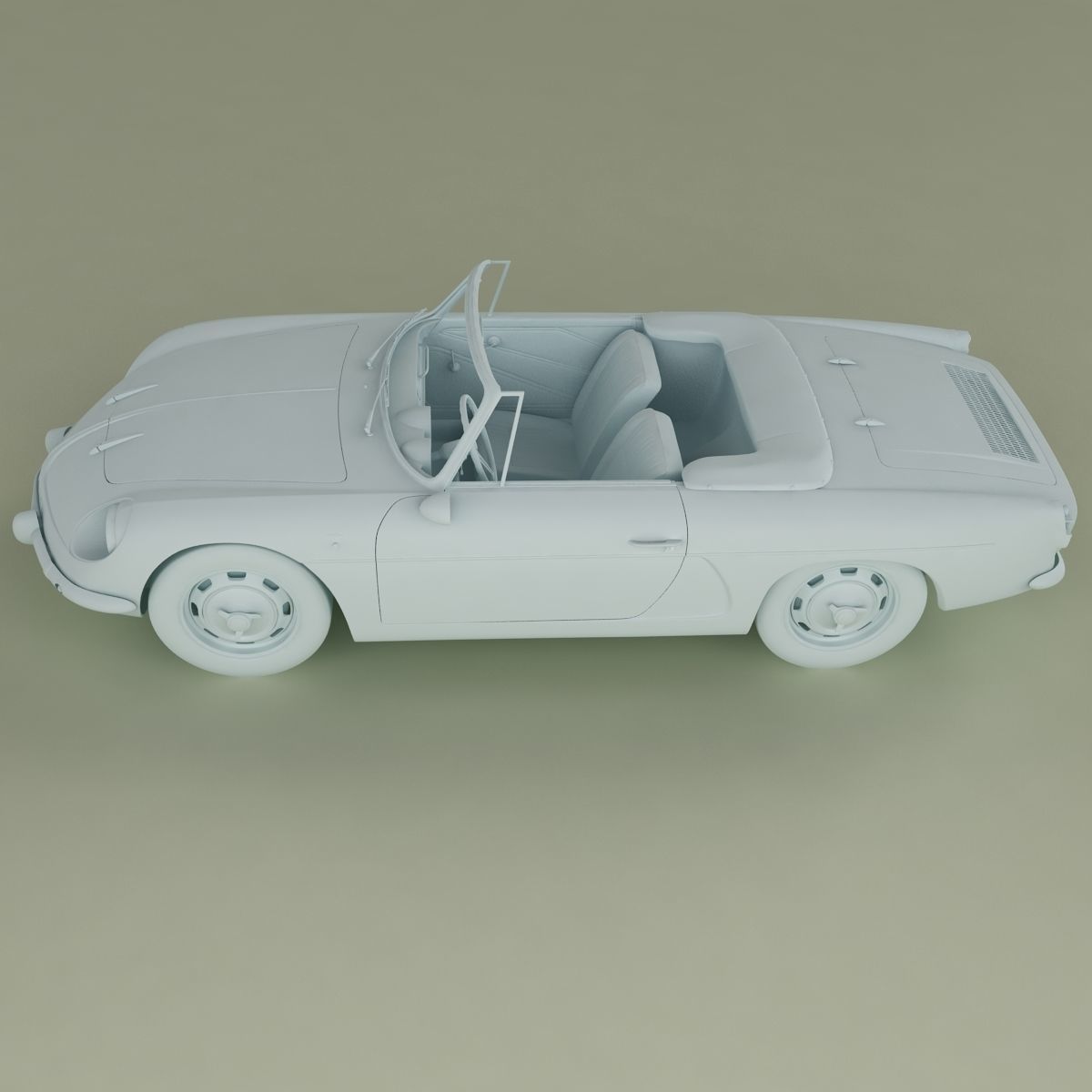 Renault Alpine A110 Convertible 3D model | CGTrader