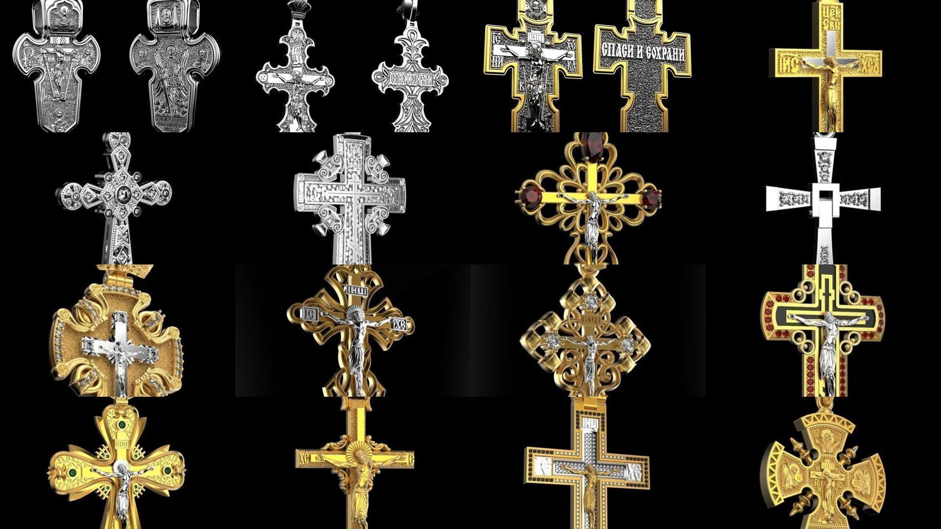Cross collection 1 | CGTrader