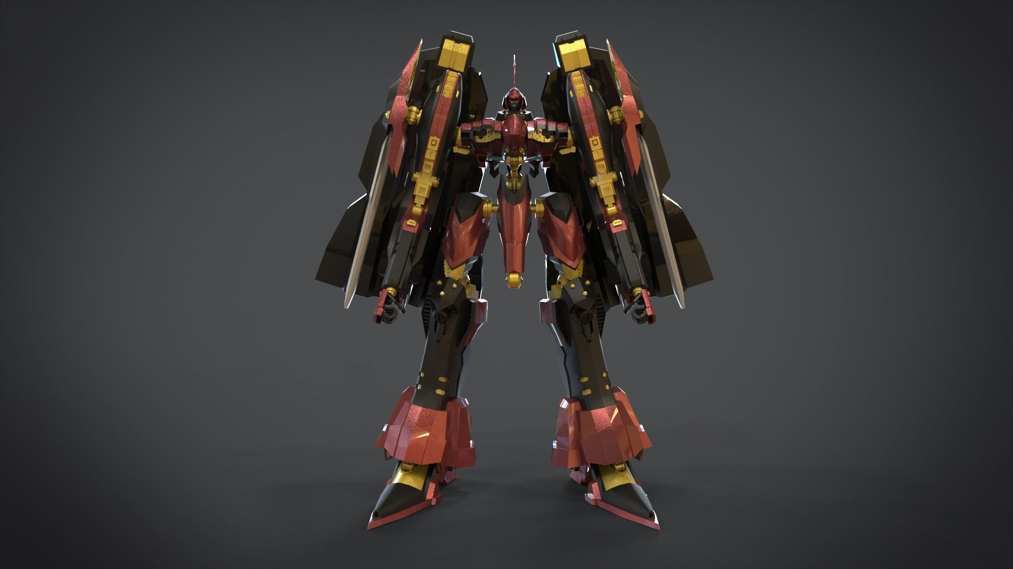 3D model Nineball Seraph VR / AR / low-poly OBJ FBX STL BLEND