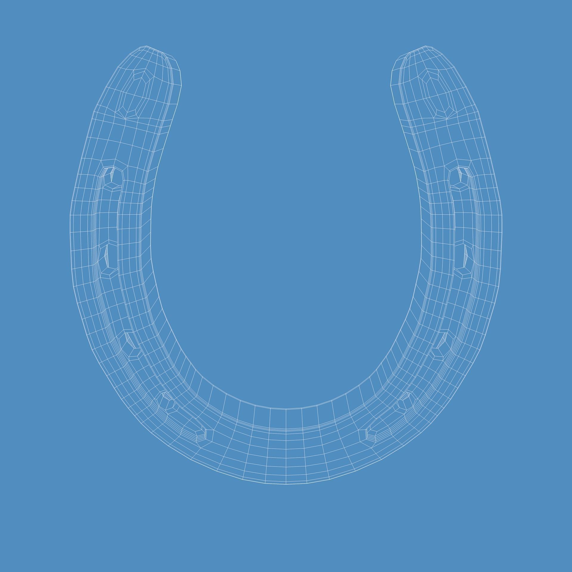 3D model 3D Horseshoe VR / AR / low-poly | CGTrader