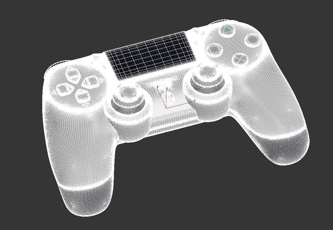 Sony PlayStation 4 DualShock Controller Berry Blue Edition 3D model ...