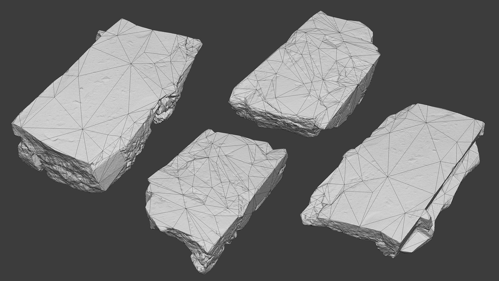 3D model Scanned Construction Debris Pack VR / AR / low-poly | CGTrader