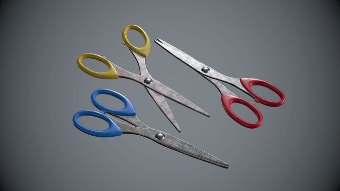3D model Scissors VR / AR / low-poly | CGTrader