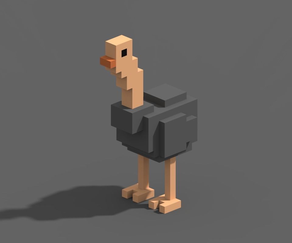3D model Voxel Animals VR / AR / low-poly | CGTrader