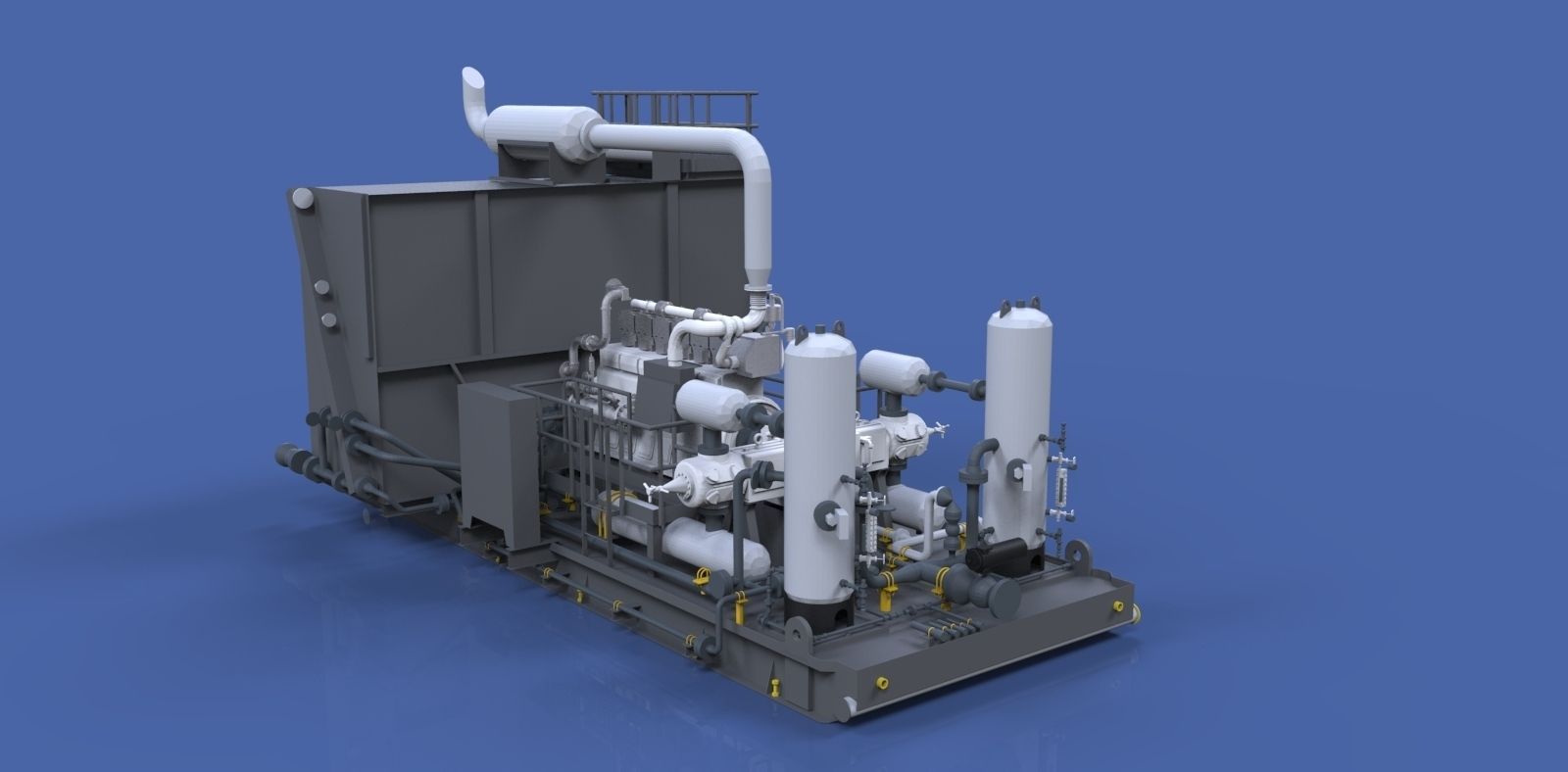 3d compressor free 3D Model DWG | CGTrader.com