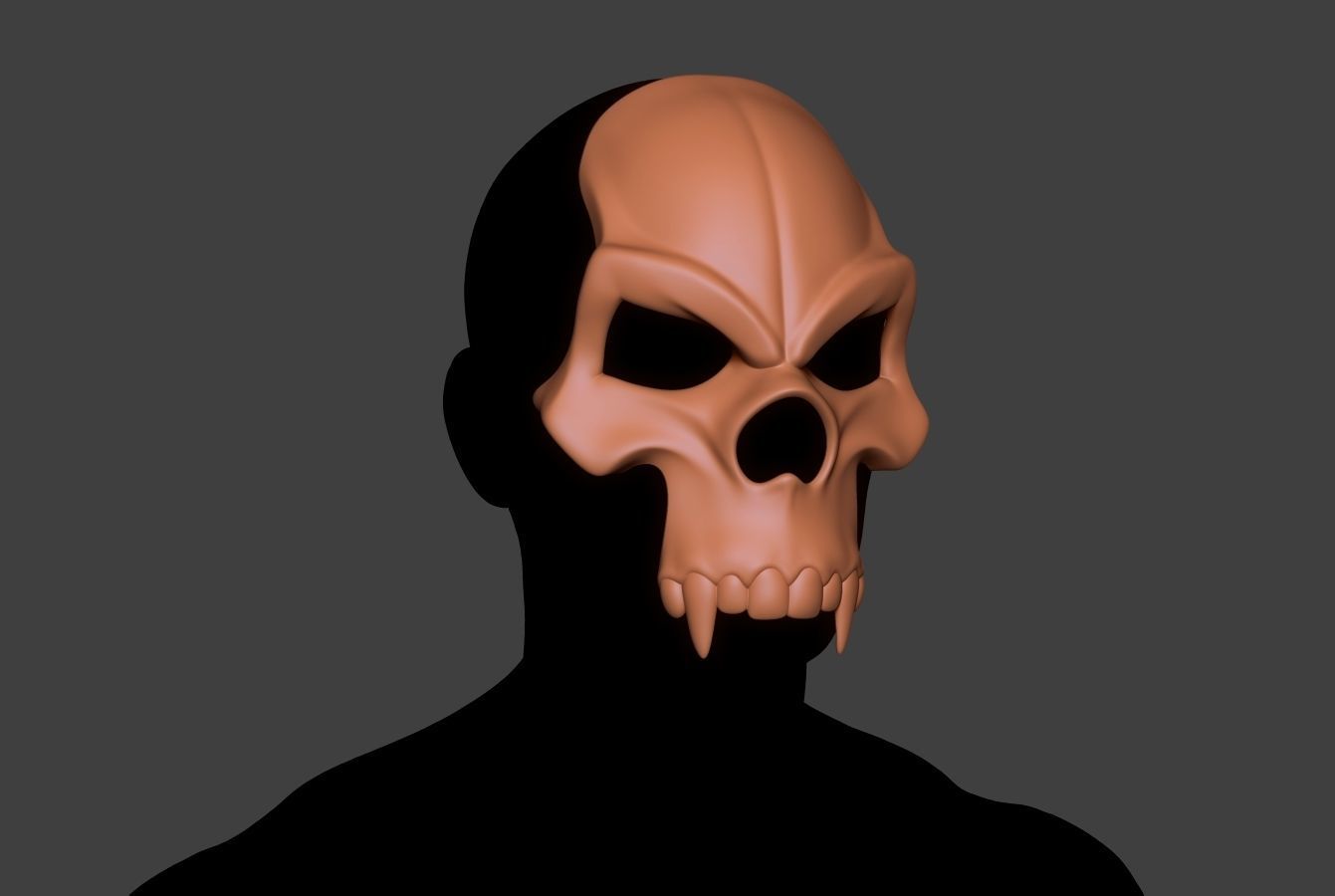 Skull Mask 3 3D model 3D printable | CGTrader
