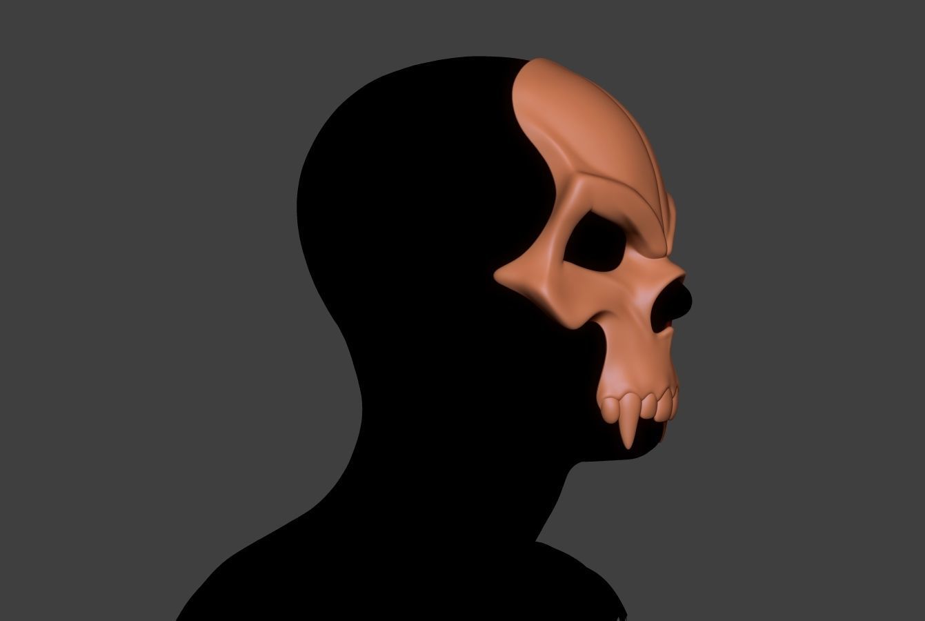 Skull Mask 3 3D model 3D printable | CGTrader